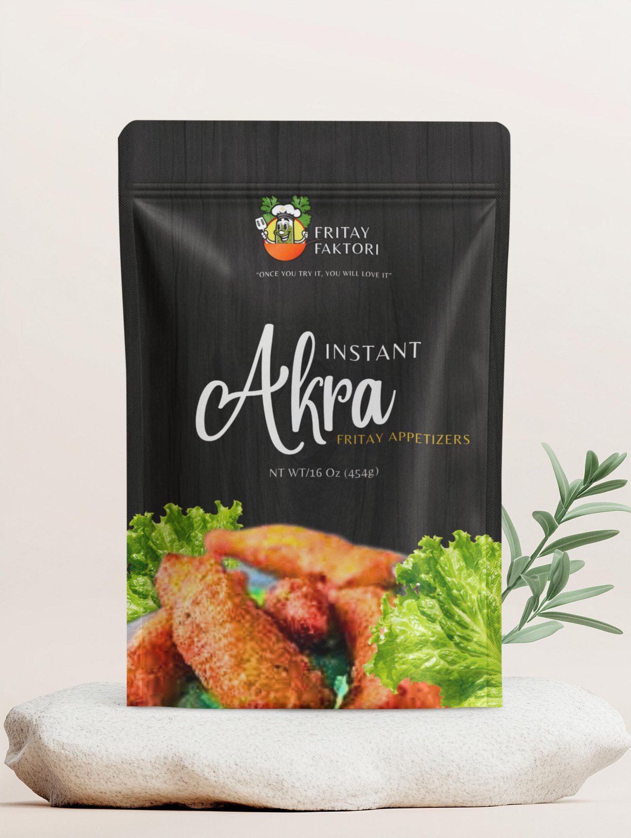 Haitian Instant AKRA - Haitian Appetizers in Pouch Packaging - Instant ...