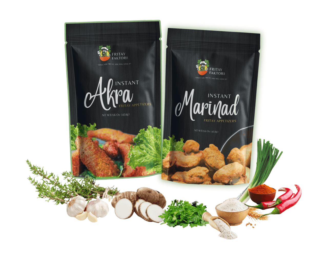 2 Haitian MARINAD & AKRA Combo / FRITAY LAKAY / Instant Haitian ...
